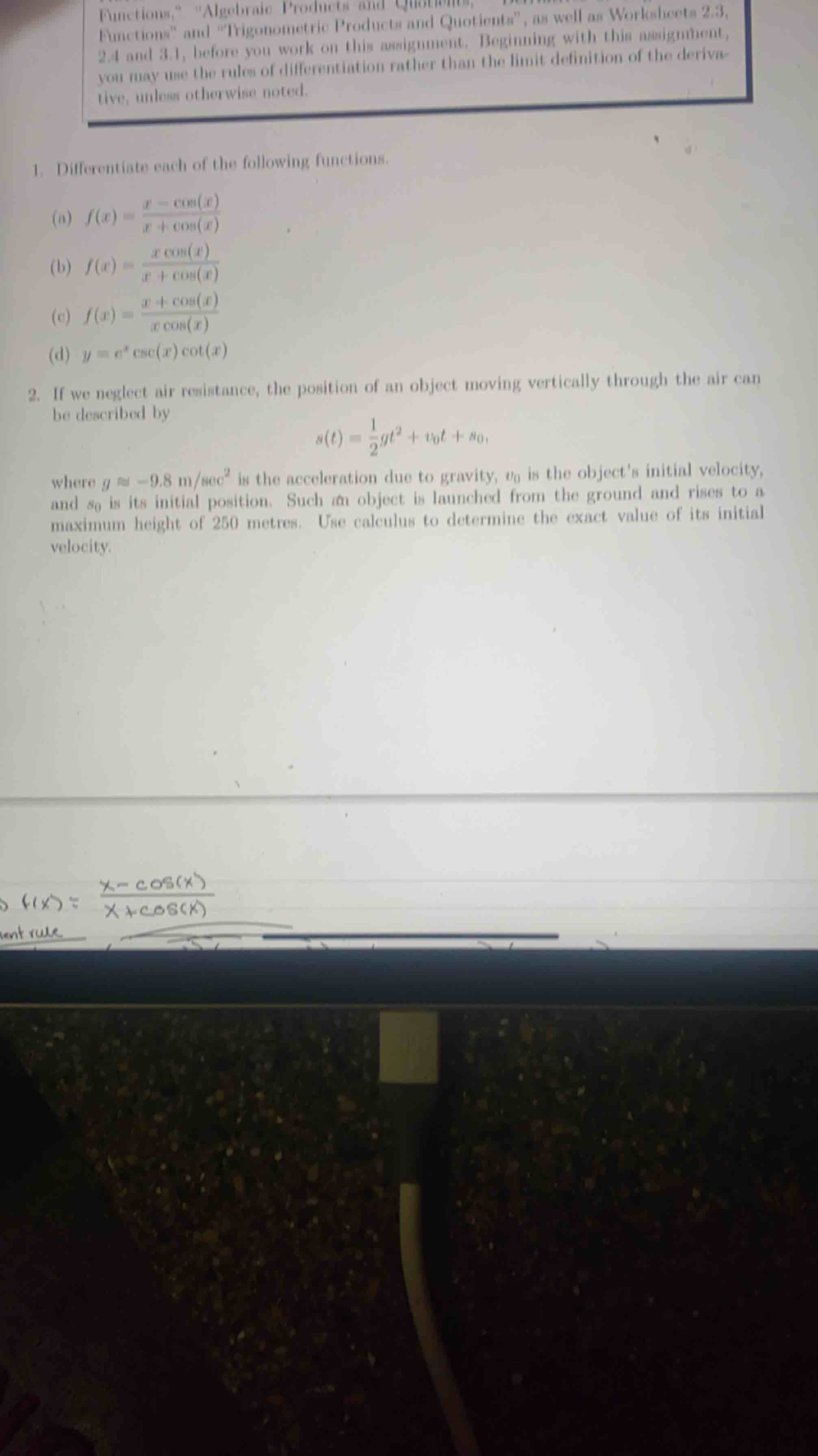 Solved Functions," "Algebraic Products and guotrom.you may | Chegg.com