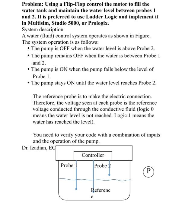 [Solved]: control circuit and the logic sequence of the home