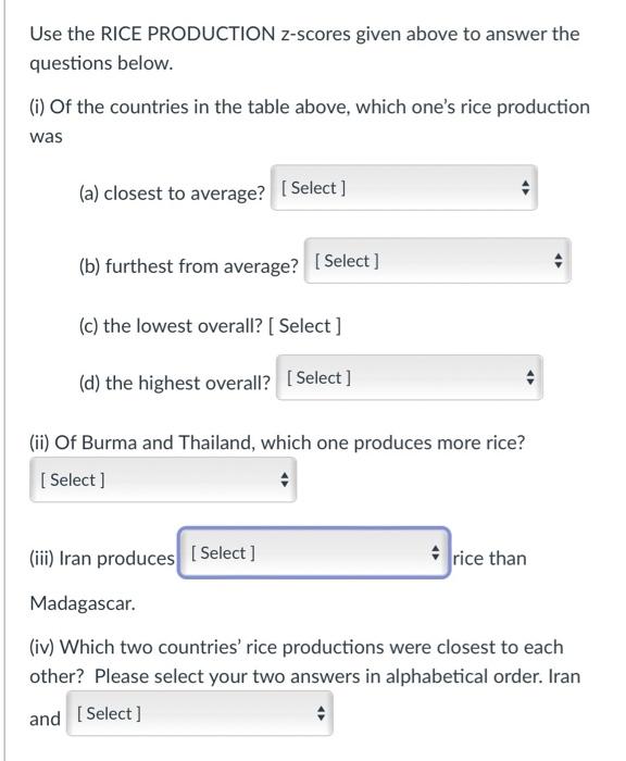 The table below has some countries that were among | Chegg.com