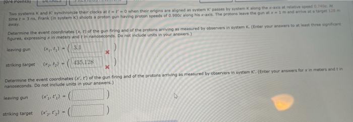 Solved Two systems and synchronce their clocka att when ther | Chegg.com