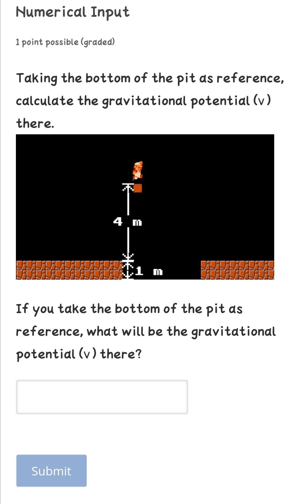 Solved Numerical Input 1 point possible (graded) Taking the | Chegg.com