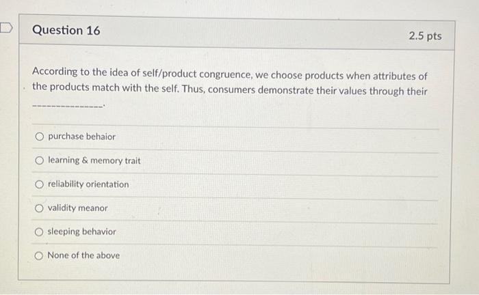 Solved Hint: Attidue and Influencing Attitude Module Which | Chegg.com