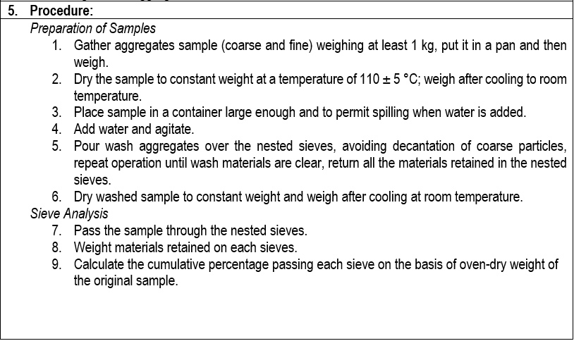 Solved 5. Procedure: Preparation of Samples 1. Gather | Chegg.com