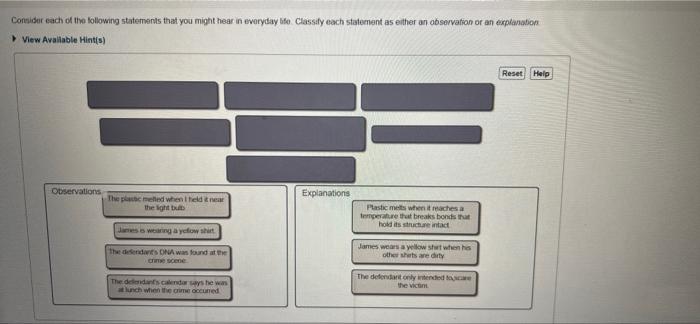 Consider each of the following statements that you | Chegg.com