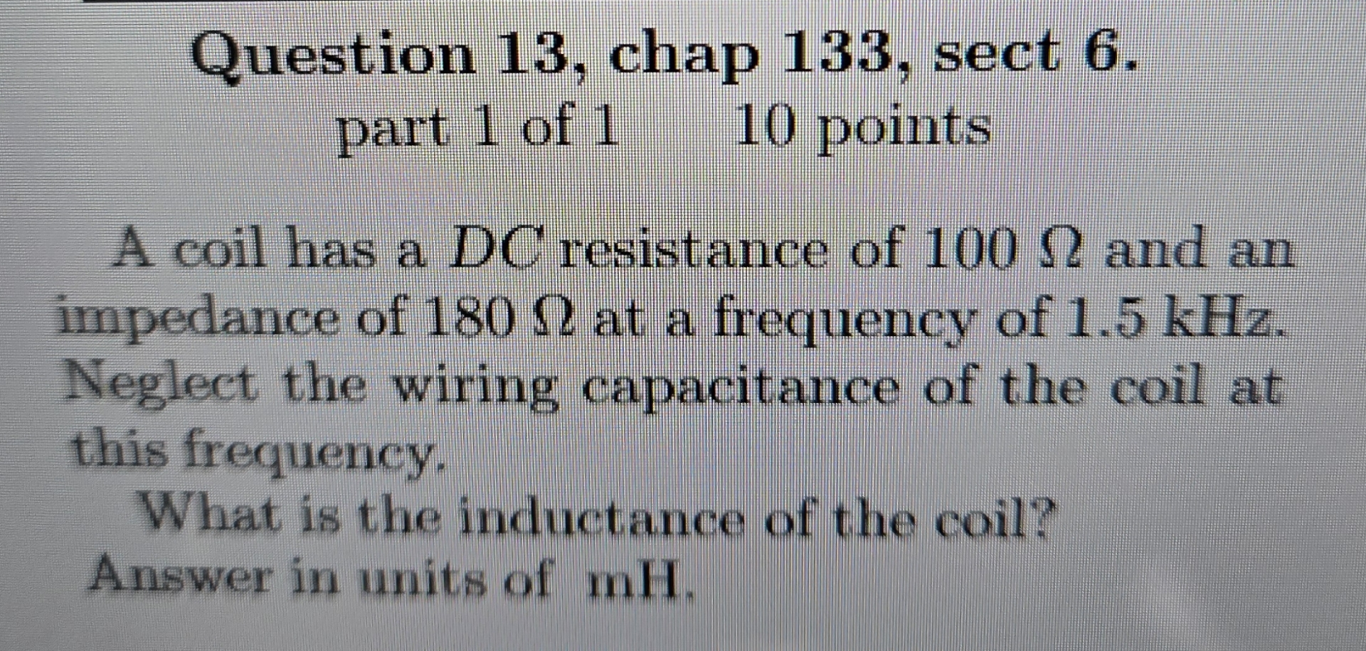 Solved Question 13, ﻿chap 133, ﻿sect 6.part 1 ﻿of 110 | Chegg.com