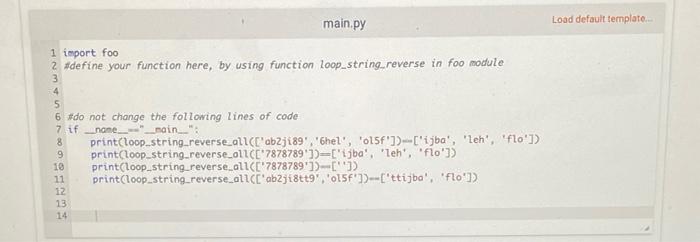 Solved Suppose you are given a function in module foo named | Chegg.com