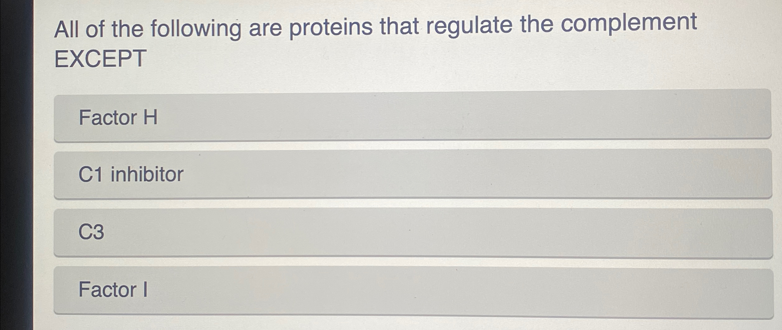 Solved All of the following are proteins that regulate the | Chegg.com