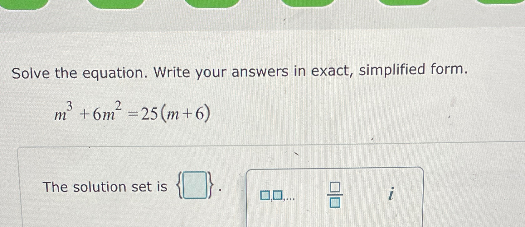 Solved Solve the equation. Write your answers in exact, | Chegg.com