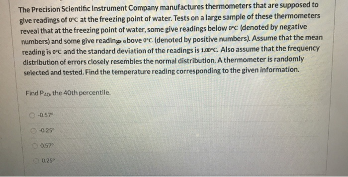 Solved The Precision Scientific Instrument Company | Chegg.com