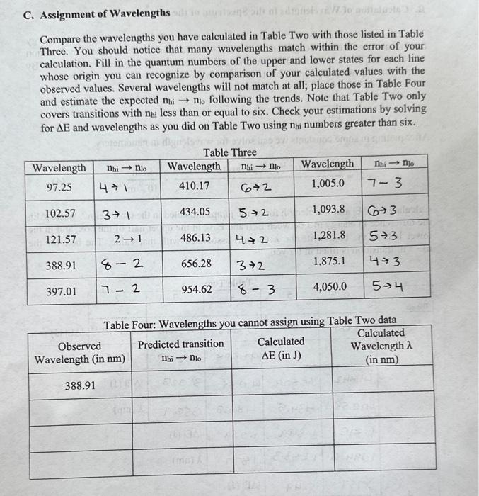 Solved E. Energy Levels of Hydrogen Atom Show each of the | Chegg.com