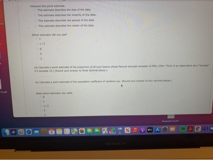 Solved 8. (3/10 Points) DETAILS PREVIOUS ANSWERS DEVORESTAT9 | Chegg.com