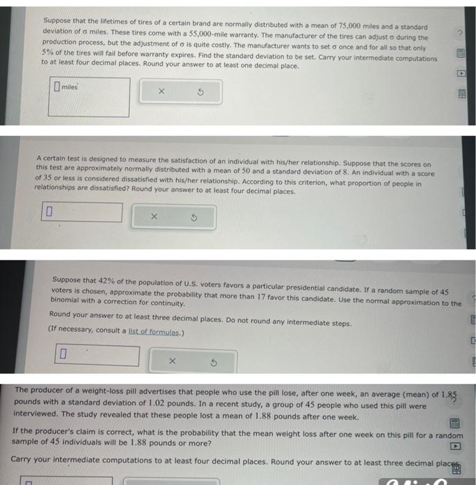 Solved Suppose that the lifetimes of tires of a certain | Chegg.com