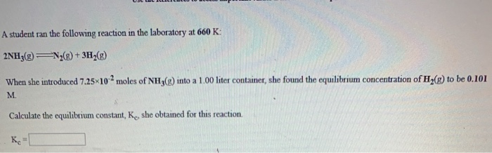 Solved Ly c ryid Ur... A student ran the following reaction | Chegg.com