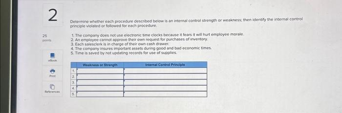 Solved Determine whether each procedure described below is | Chegg.com