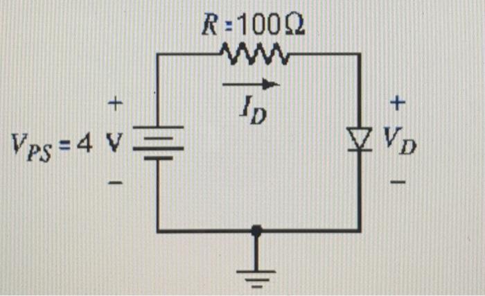 Solved For the above circuit, calculate the ID current using | Chegg.com
