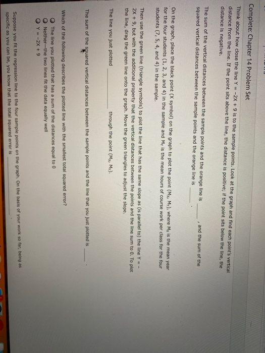Solved Complete: Chapter 14 Problem Set 13. Linear equations | Chegg.com