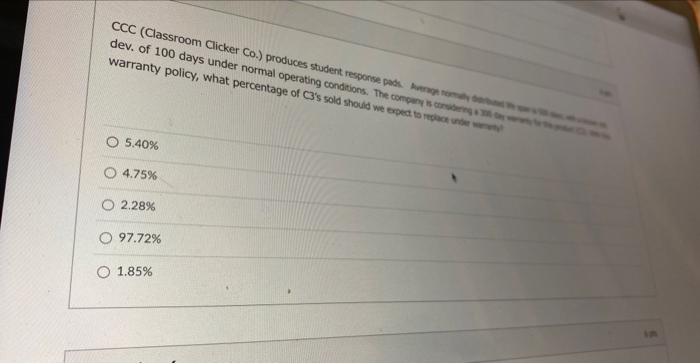 Solved 4.75% 2.28% 97.72% 1.85% | Chegg.com