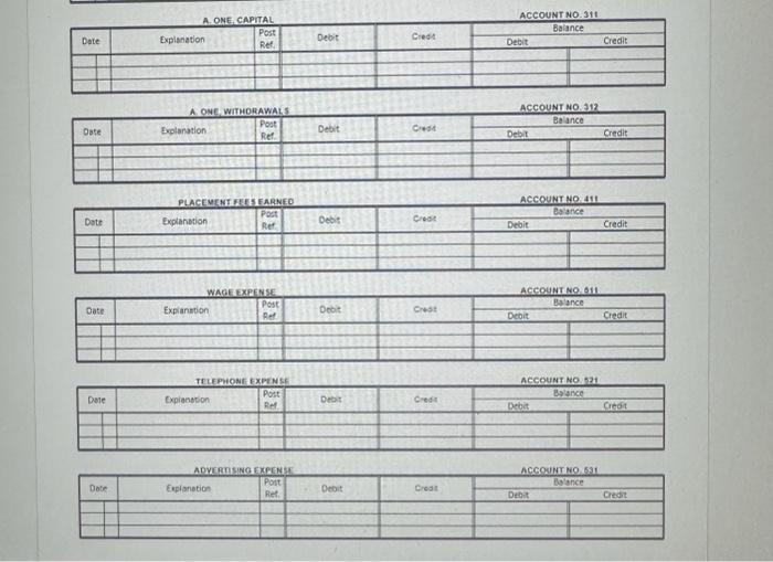 Solved Problem 3A-3 Need help with excel chartA. One's | Chegg.com