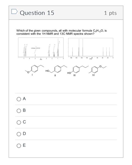 Solved Question 13 1p What is an appropriate structure for a | Chegg.com