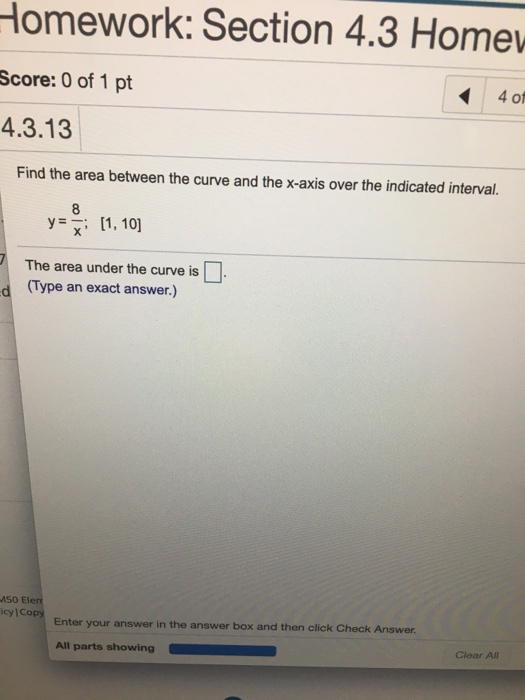 Solved Homework Section 4 3 Homer Score 0 Of 1 Pt 4 Of