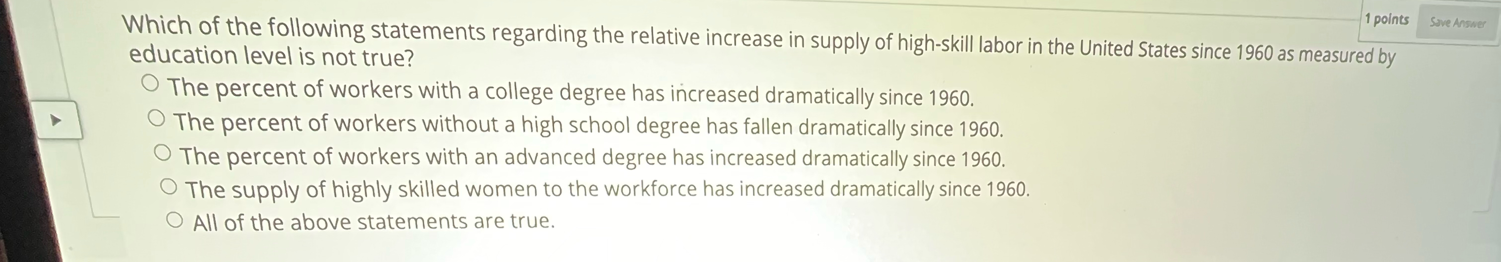Solved Which of the following statements regarding the | Chegg.com