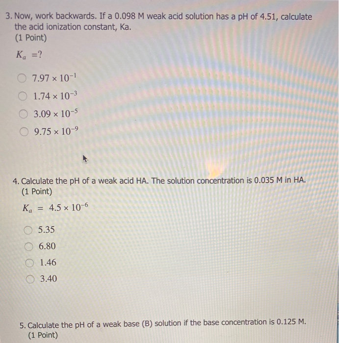 Solved 1. Calculate the pH of 0.00012 M KOH solution. (1 | Chegg.com