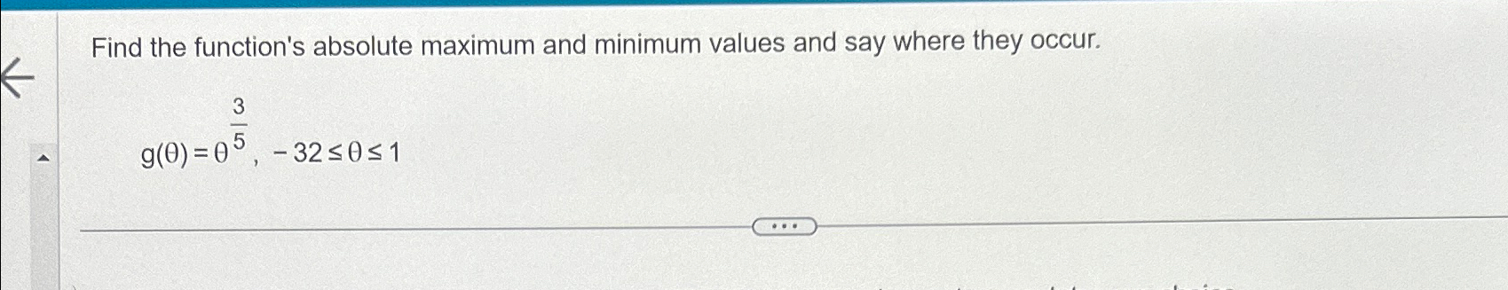 Solved Find the function's absolute maximum and minimum | Chegg.com
