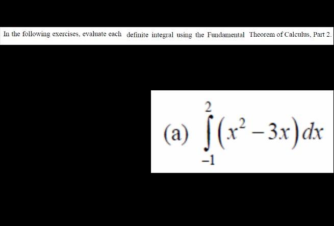Solved In the following exercises, evaluate each definite | Chegg.com