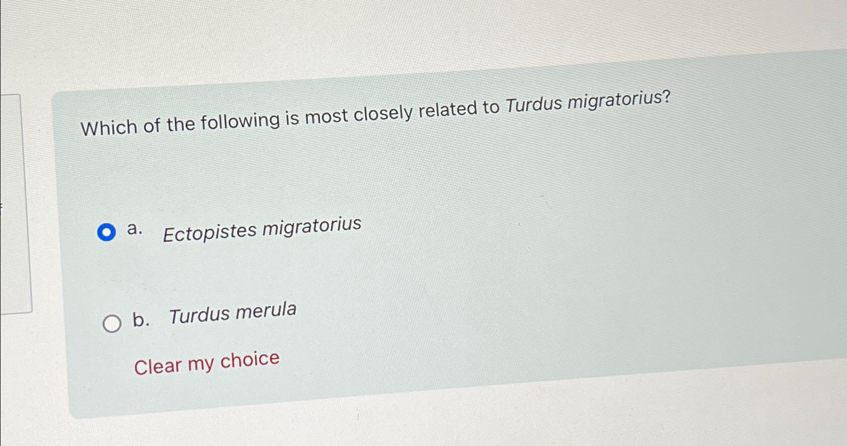 Solved Which of the following is most closely related to | Chegg.com