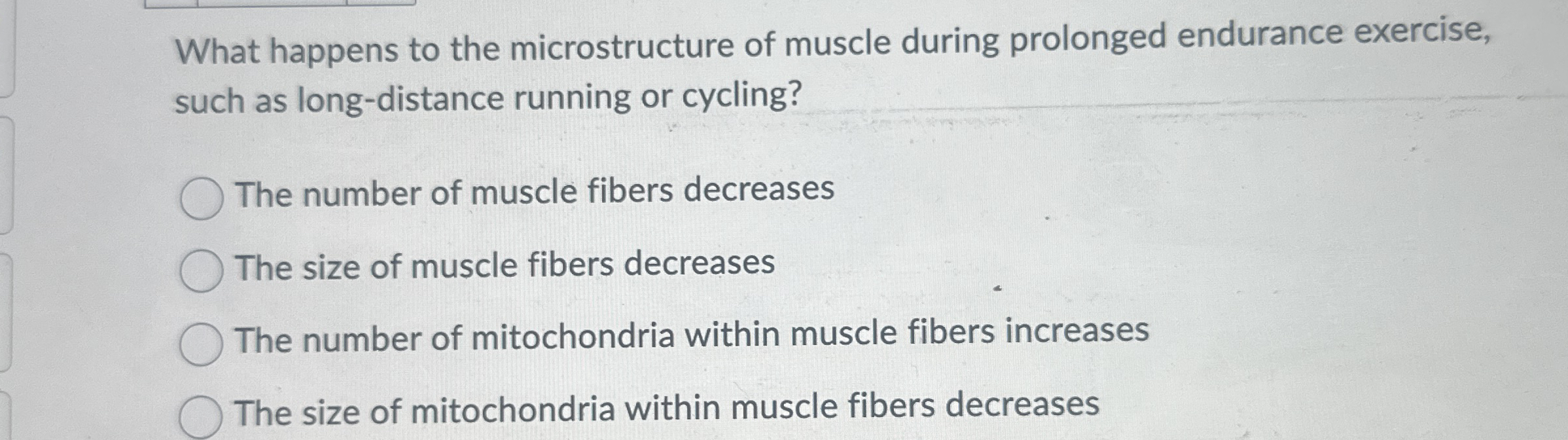 Solved What happens to the microstructure of muscle during | Chegg.com