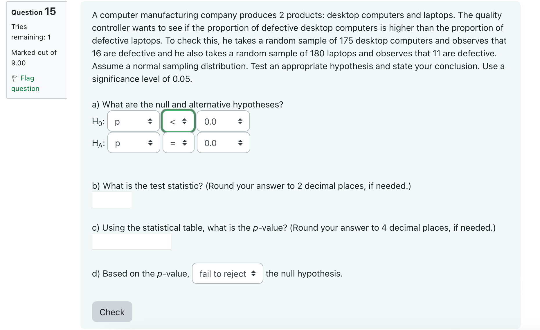 Solved A computer manufacturing company produces 2 | Chegg.com