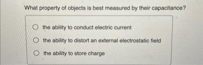 Solved What property of objects is best measured by their | Chegg.com