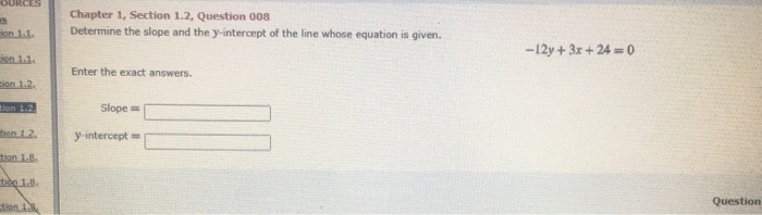 Solved OURCES Chapter 1, Section 1.2, Question 008 Determine | Chegg.com Solved OURCES Chapter 1, Section 1.2, Question 008 Determine | Chegg.com