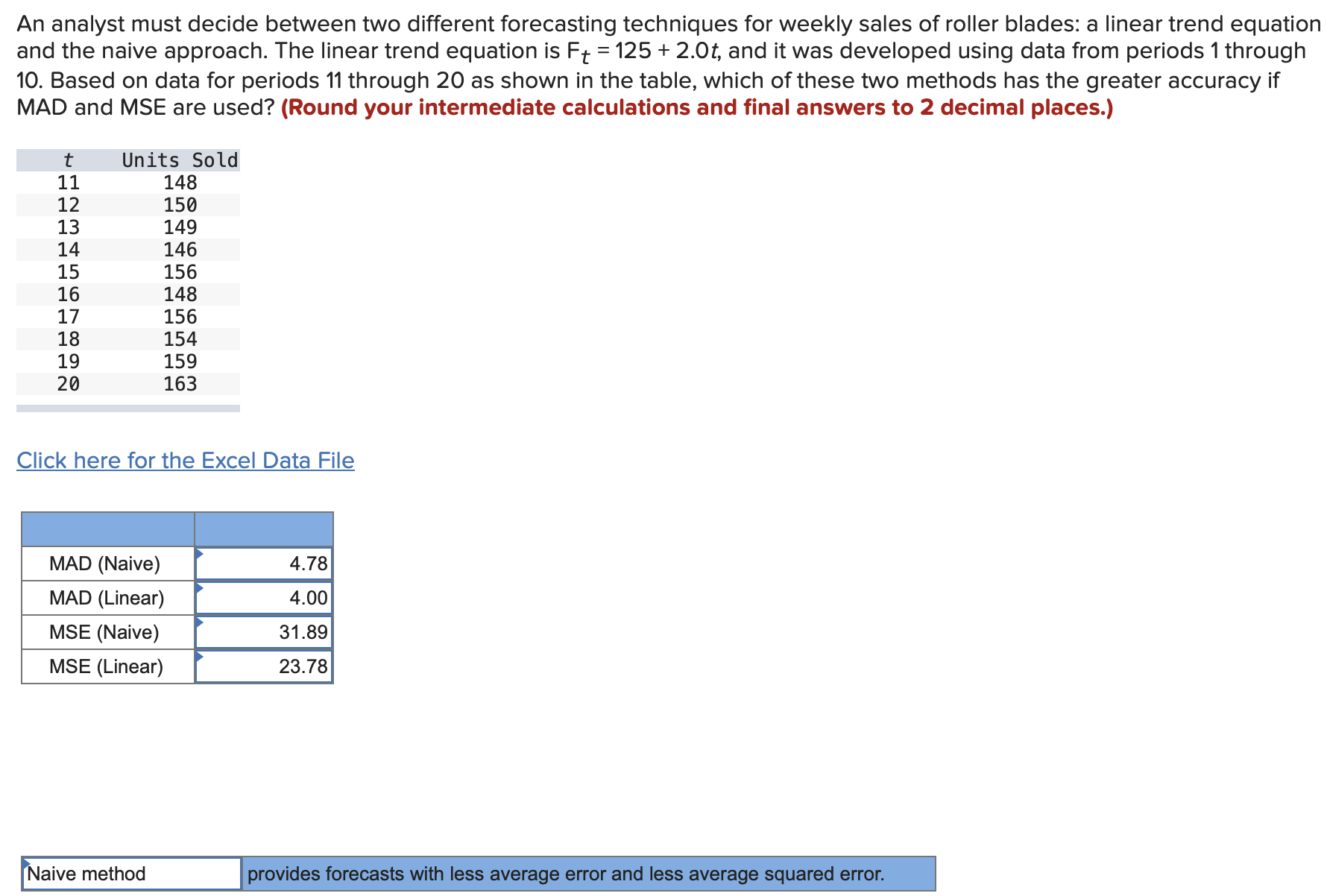 Solved An analyst must decide between two different | Chegg.com
