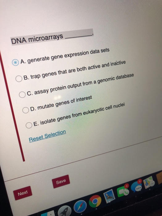 Solved DNA microarrays A. generate gene expression data sets | Chegg.com