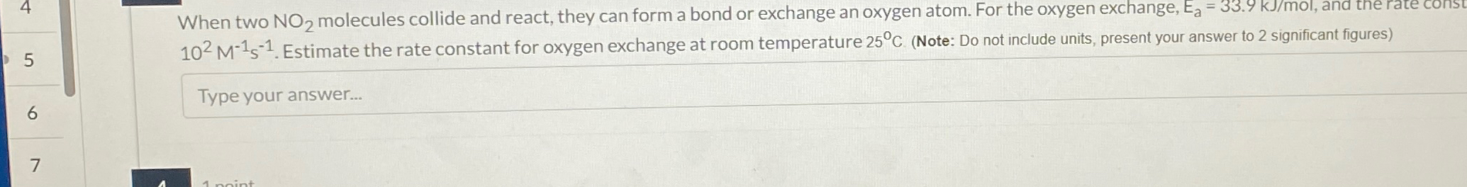 When two NO2 ﻿molecules collide and react, they can | Chegg.com
