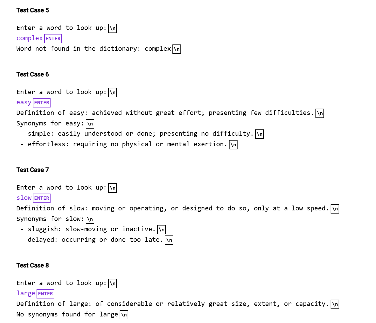 Write a program that asks the user for a word. Then, | Chegg.com