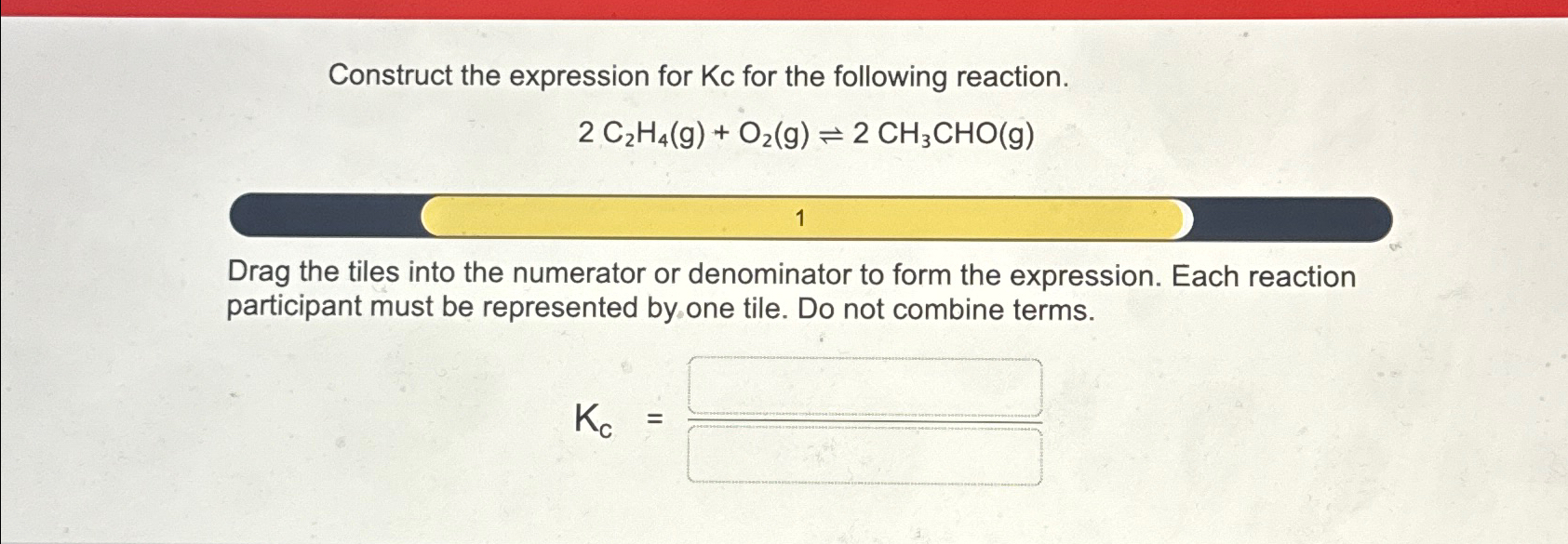 Solved Construct the expression for Kc ﻿for the following | Chegg.com