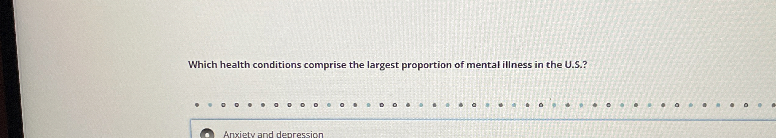 Solved Which health conditions comprise the largest | Chegg.com