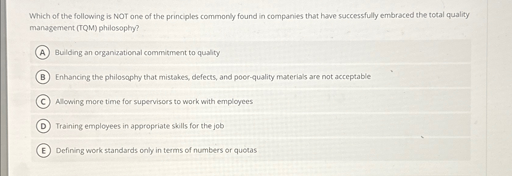 Solved Which of the following is NOT one of the principles | Chegg.com