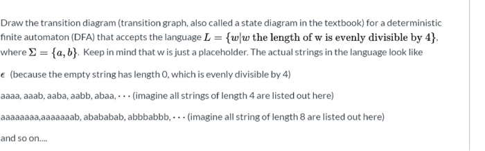 Solved Draw the transition diagram (transition graph, also | Chegg.com