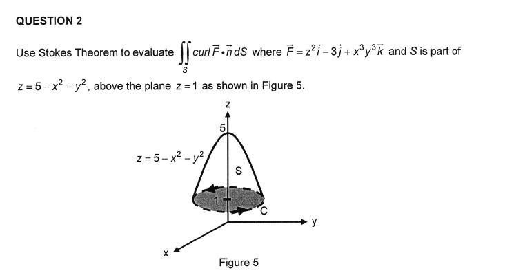 Solved QUESTION 2Use Stokes Theorem to evaluate ∬S ﻿curl | Chegg.com