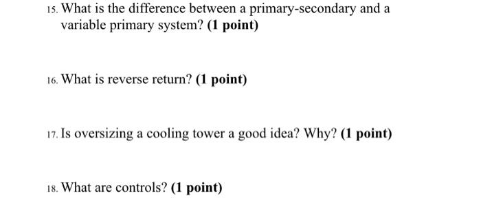 Solved 15. What is the difference between a | Chegg.com