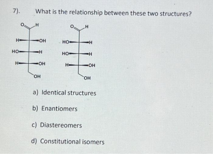 Solved 7). What is the relationship between these two | Chegg.com
