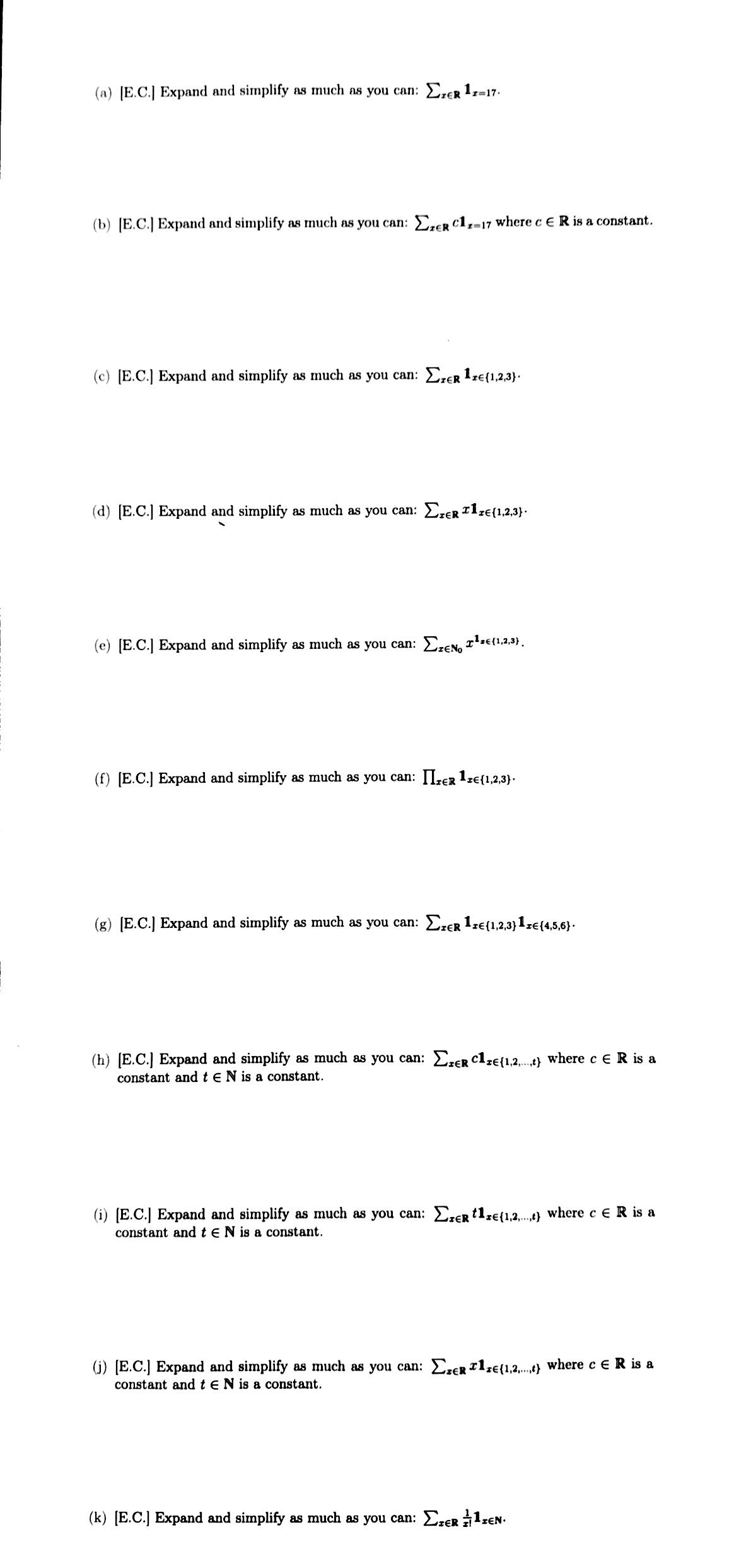 Solved (a) [E.C.] ﻿Expand and simplify as much as you can: | Chegg.com