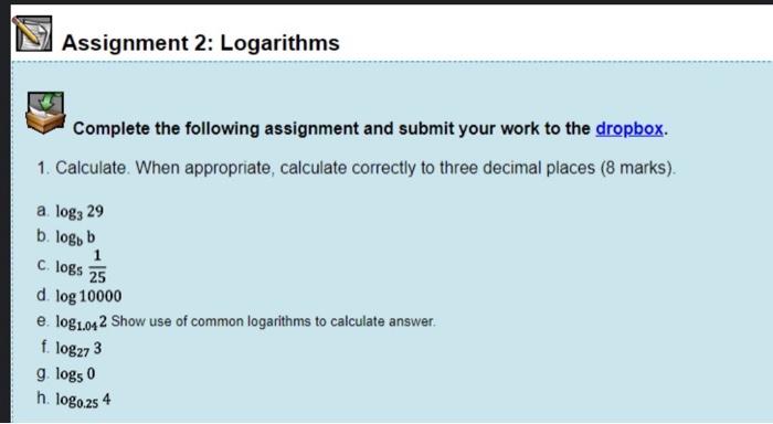 Solved Complete the following assignment and submit your | Chegg.com