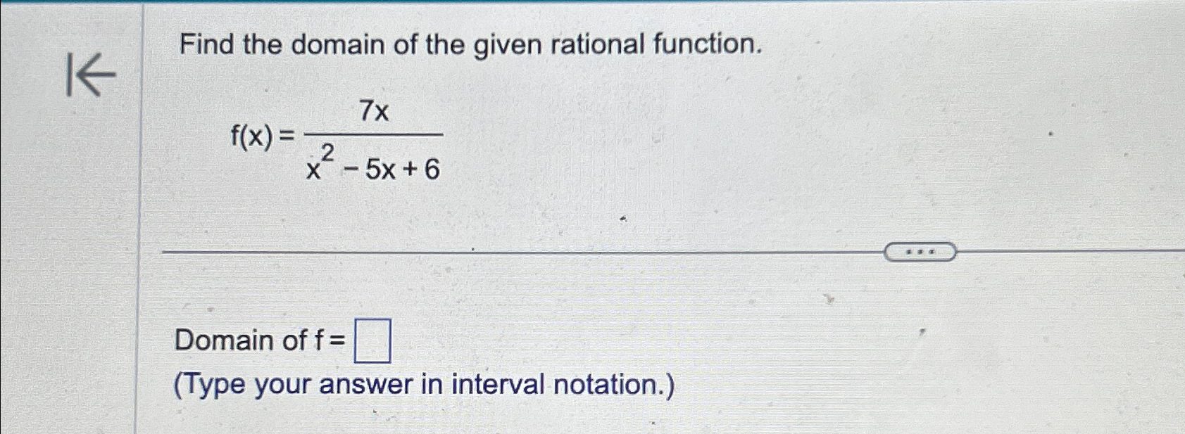 Solved Find the domain of the given rational | Chegg.com