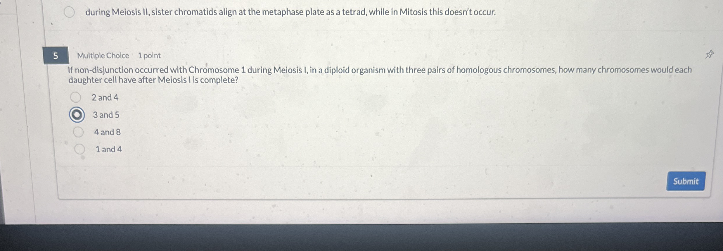 Solved during Meiosis II, ﻿sister chromatids align at the | Chegg.com