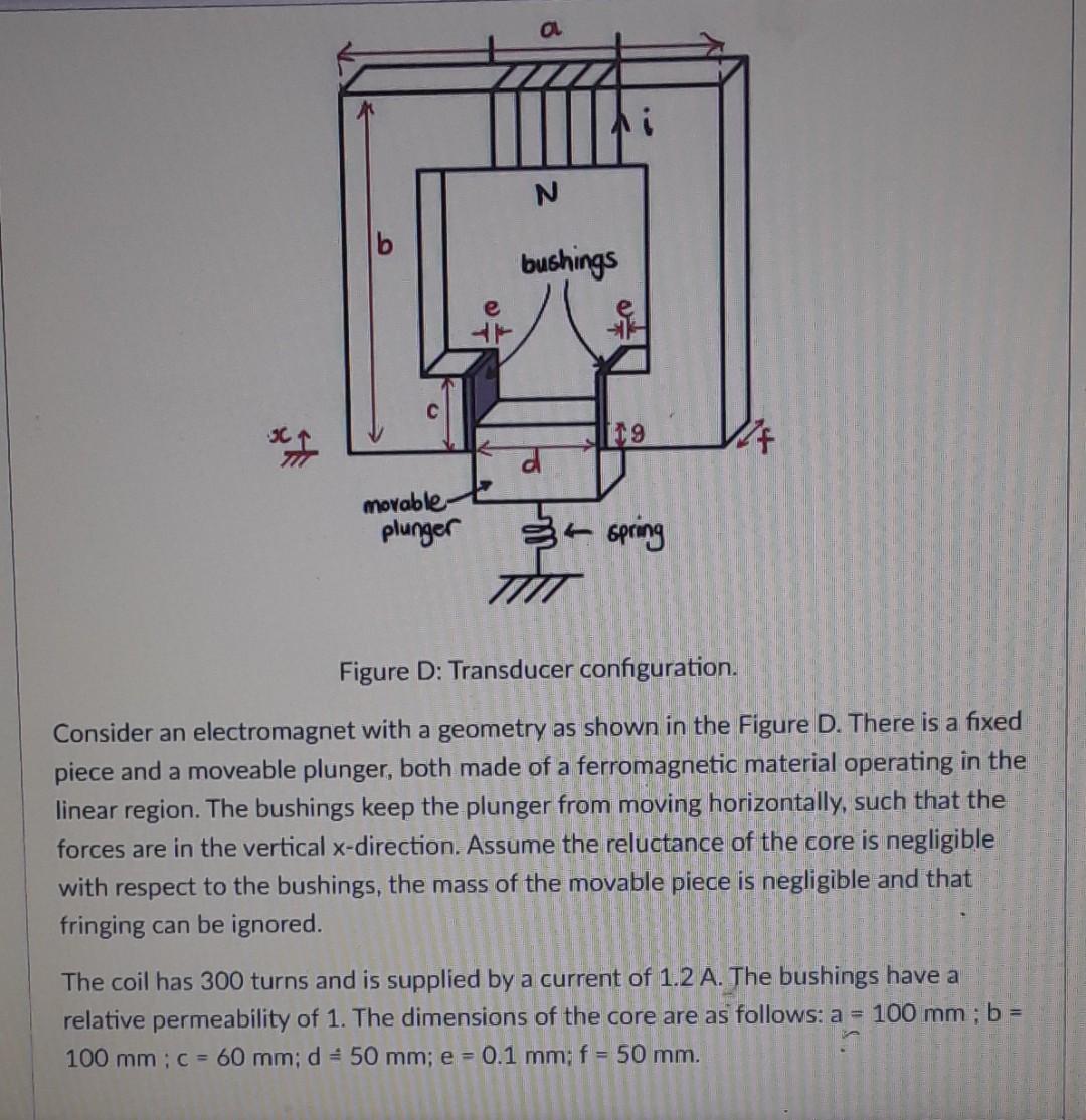 Solved An electromagnet is designed in the configuration of | Chegg.com