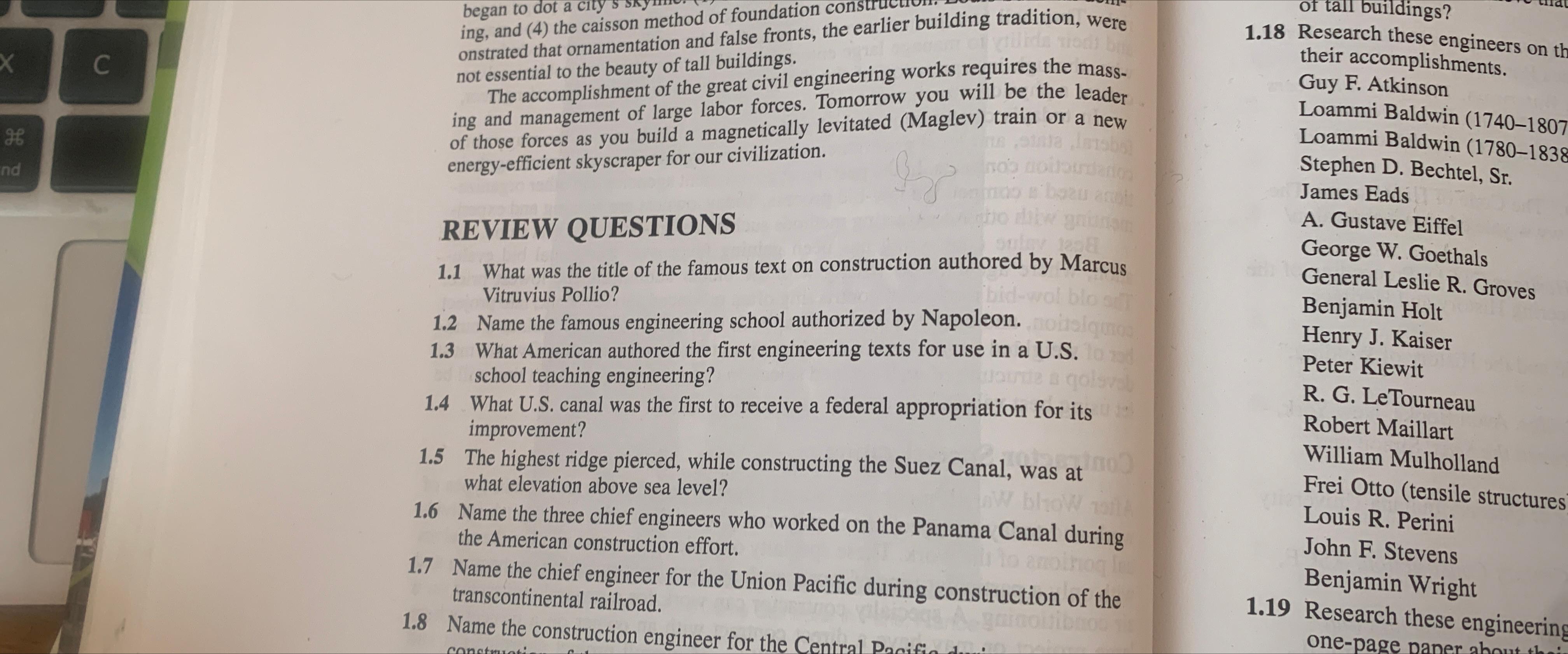 Solved ing, and (4) ﻿the caisson method of foundation conts, | Chegg.com
